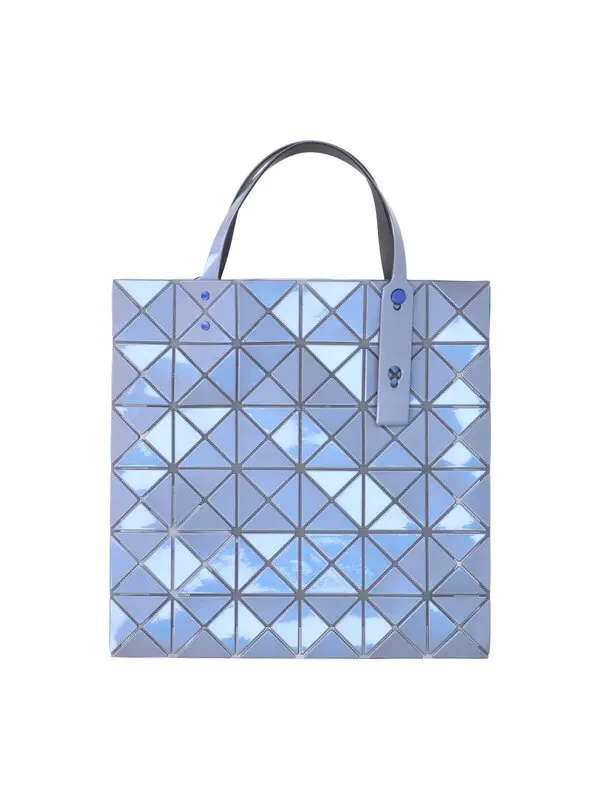 Issey Miyake Geometric Pvc Crossbody Bag With Nylon Pocket