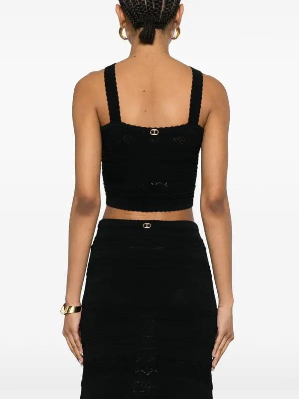 TWINSET Crochet Bralette Top