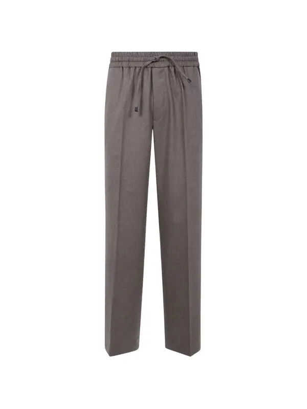 Drole De Monsieur Tailored Wool Blend Trousers