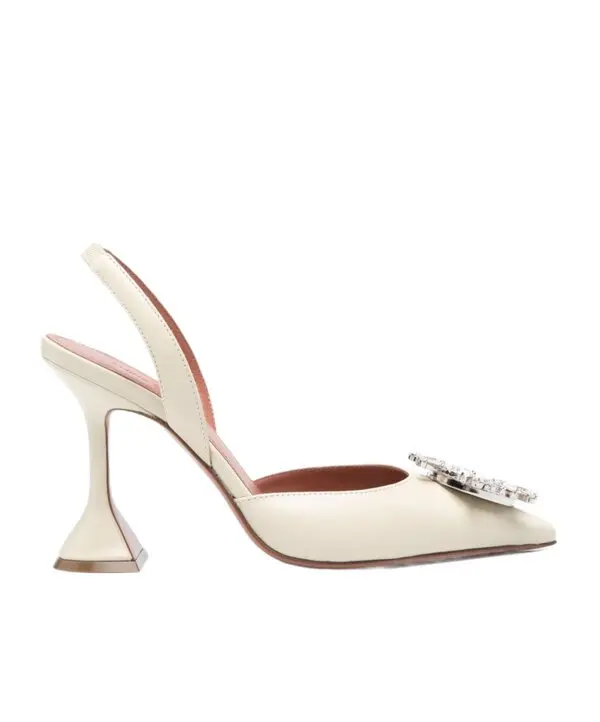 Amina Muaddi Pointed-toe High-heeled Sandals