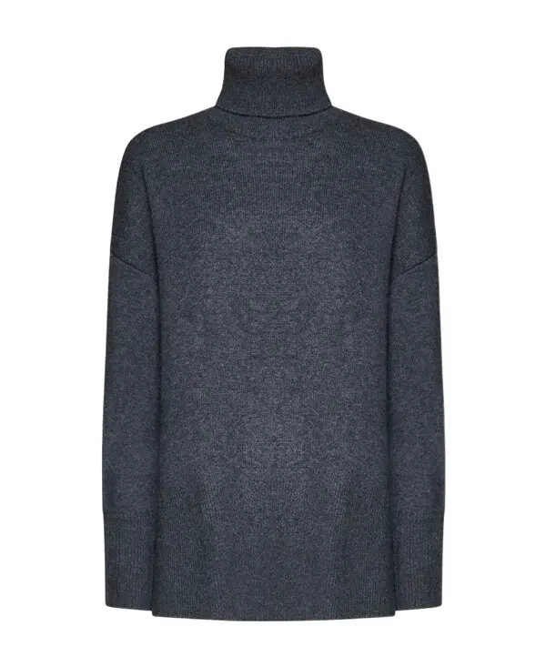 P.a.r.o.s.h Mélange-effect Roll-neck Jumper