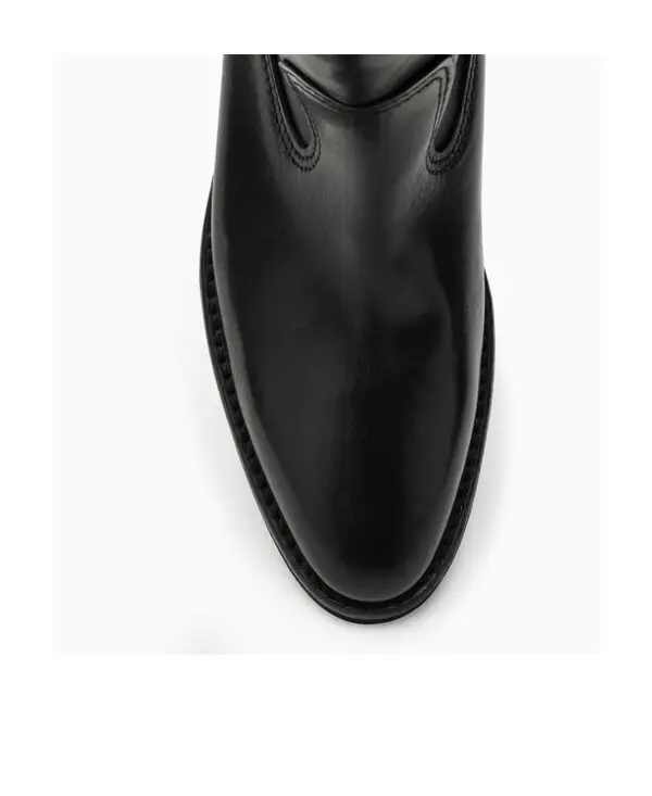 GOLDEN GOOSE 35mm Leather Riding Boots