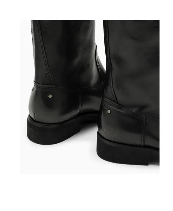 GOLDEN GOOSE 35mm Leather Riding Boots