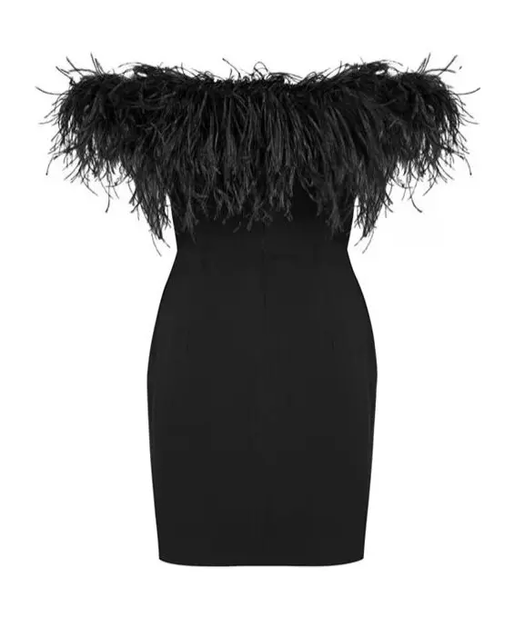 16Arlington Ava Feathered Dress