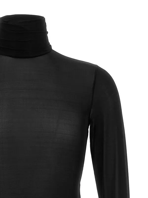 Saint Laurent Semi-transparent Turtleneck Sweater