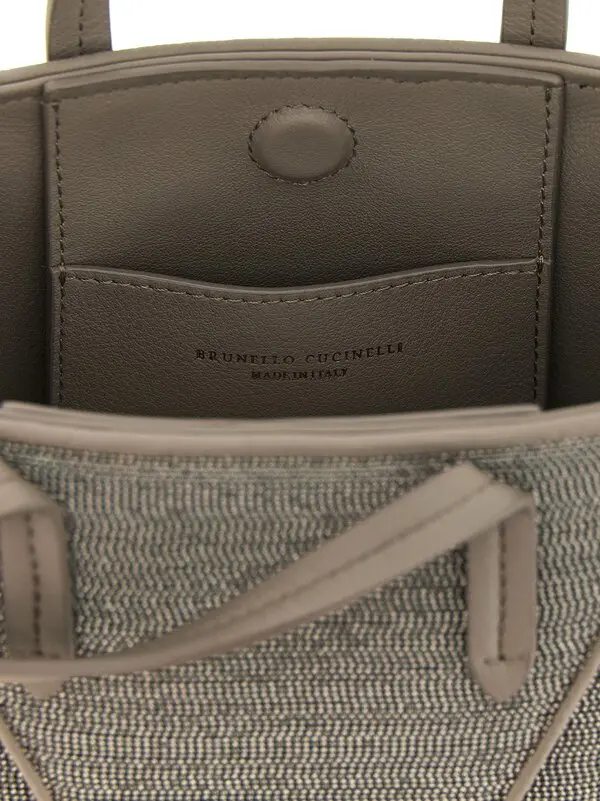 Brunello Cucinelli Bc Duo Mini Precious' Handbag