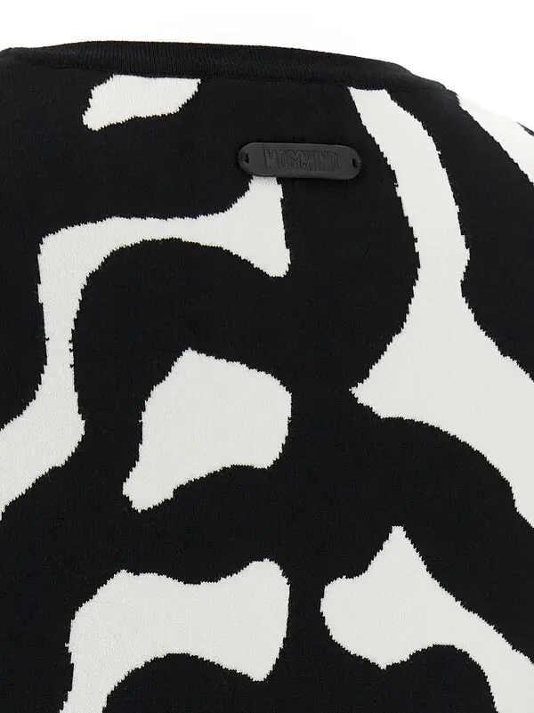 Moschino Zebra Intarsia Sweater