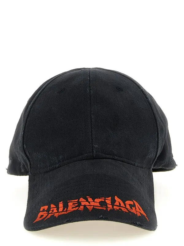 Balenciaga Cap With Embroidered Logo