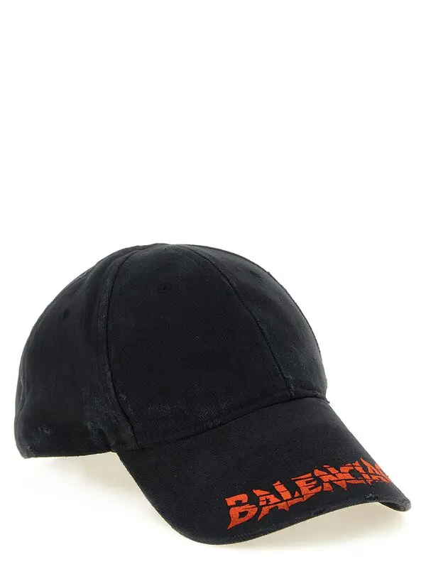 Balenciaga Cap With Embroidered Logo