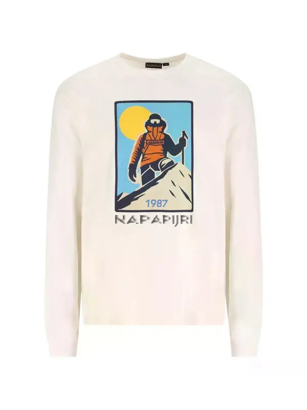 NAPAPIJRI Graphic-print Long-sleeve T-shirt