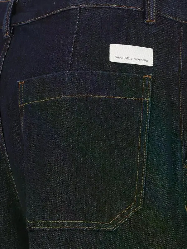 NINE:INTHE:MORNING Pleated Straight-leg Jeans