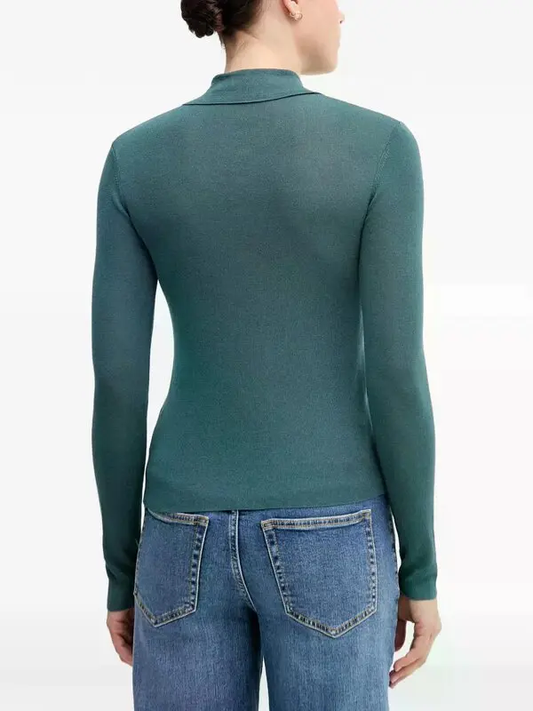 Sisley Scalloped-edge Button-up Cardigan