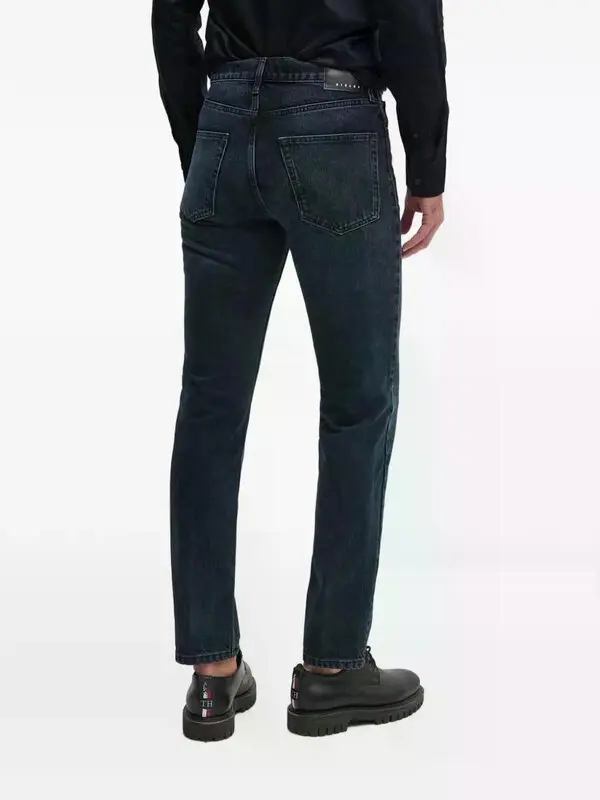 Sisley Faded-effect Straight-leg Jeans