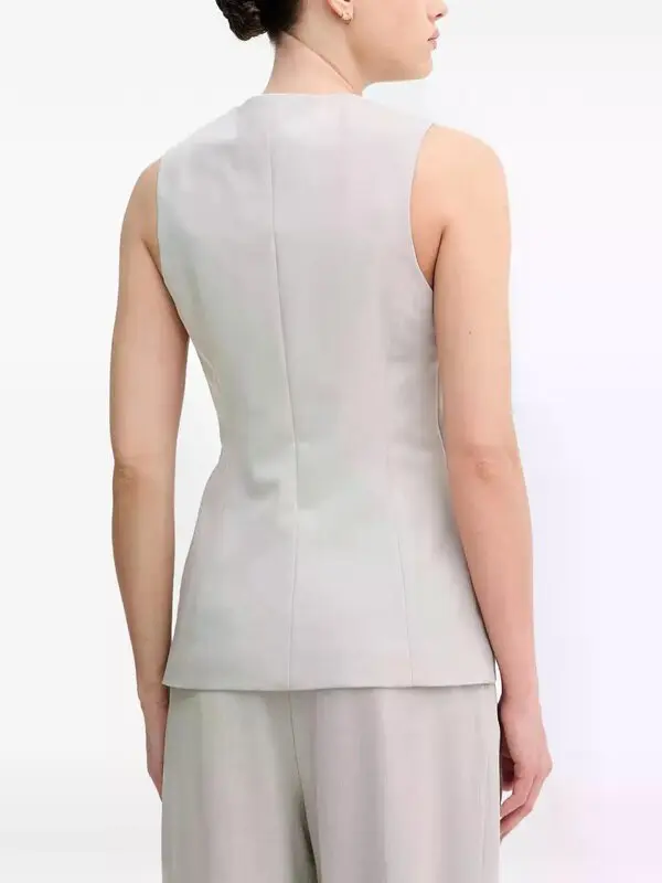 Sisley Tailored Button-up Waistcoat