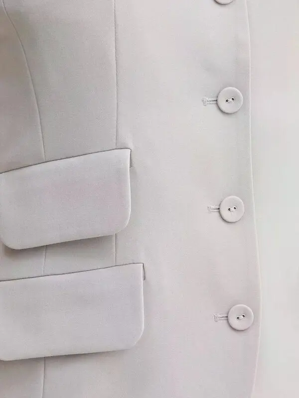Sisley Tailored Button-up Waistcoat