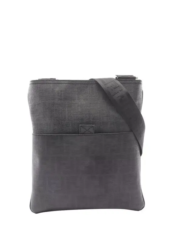 Fendi Zucca Spalmati Crossbody Bag - Grey