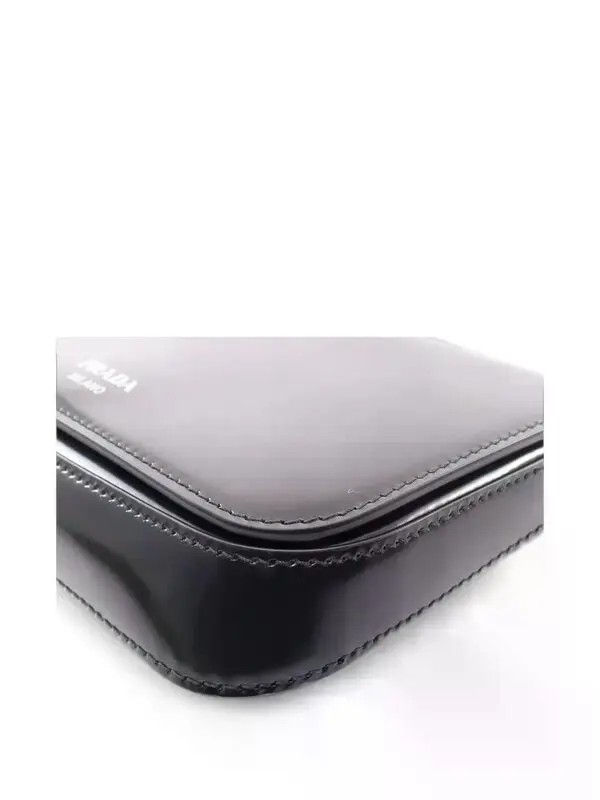 Prada Logo-print Leather Clutch Bag