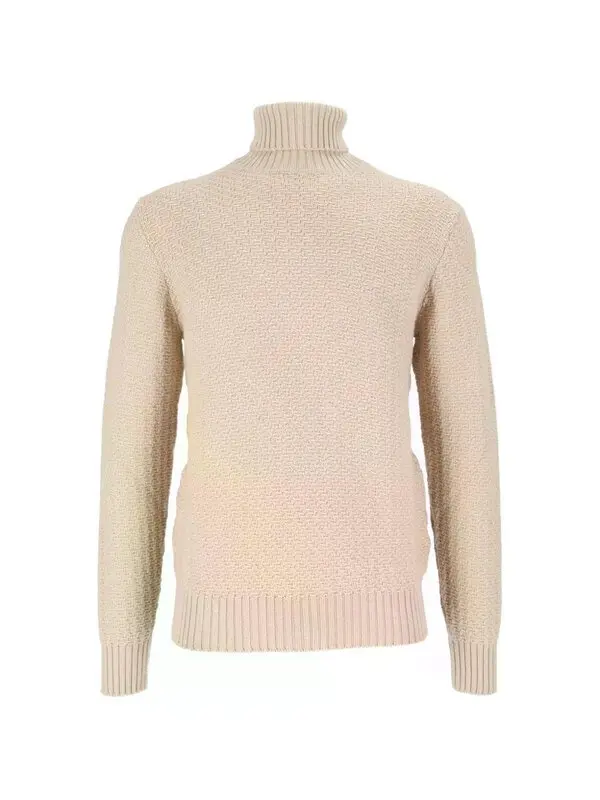 CIRCOLO 1901 Basket-weave Turtleneck Sweater