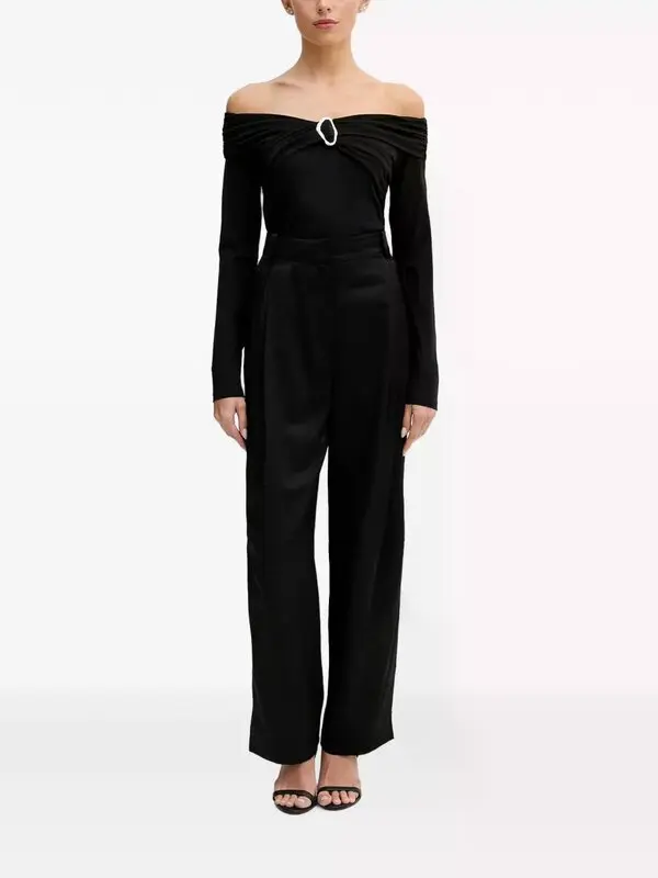 Sisley Off-shoulder Hardware-detail Top