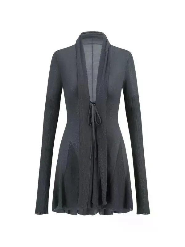 OUDE WAAG Fishtail-hem Knit Cardigan