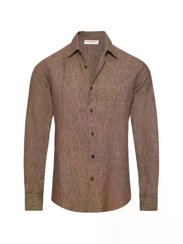 Orlebar Brown Giles Textured-linen Shirt
