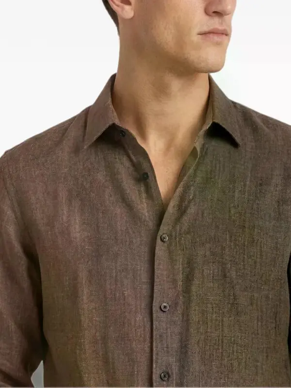 Orlebar Brown Giles Textured-linen Shirt
