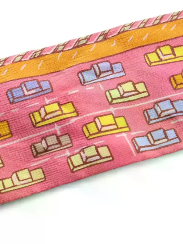 Hermès 2010s Pantin City Twilly Scarf