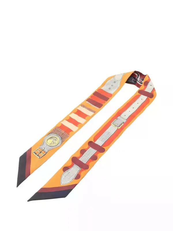 Hermès 2010s Poetic Catalog Twilly Scarf