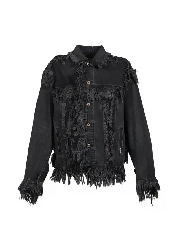 We11Done Raw-edge Denim Jacket