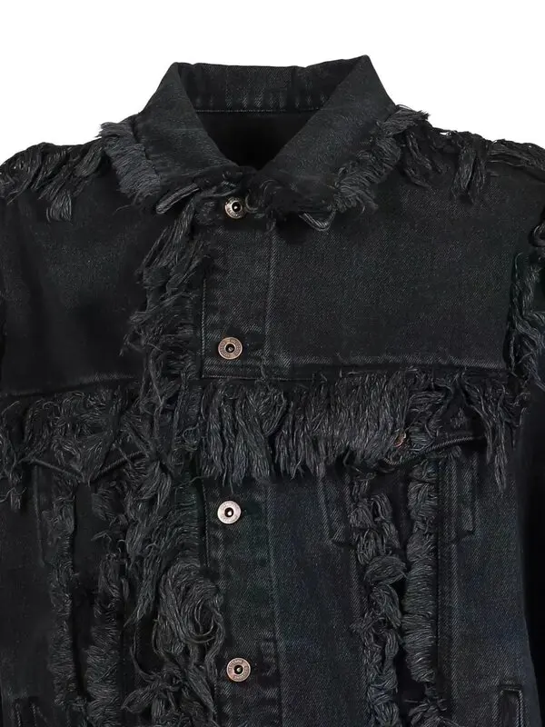 We11Done Raw-edge Denim Jacket
