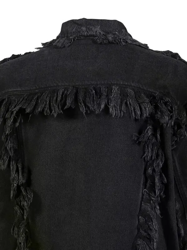 We11Done Raw-edge Denim Jacket