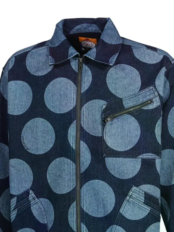 SWJP Polka-dot Denim Jacket