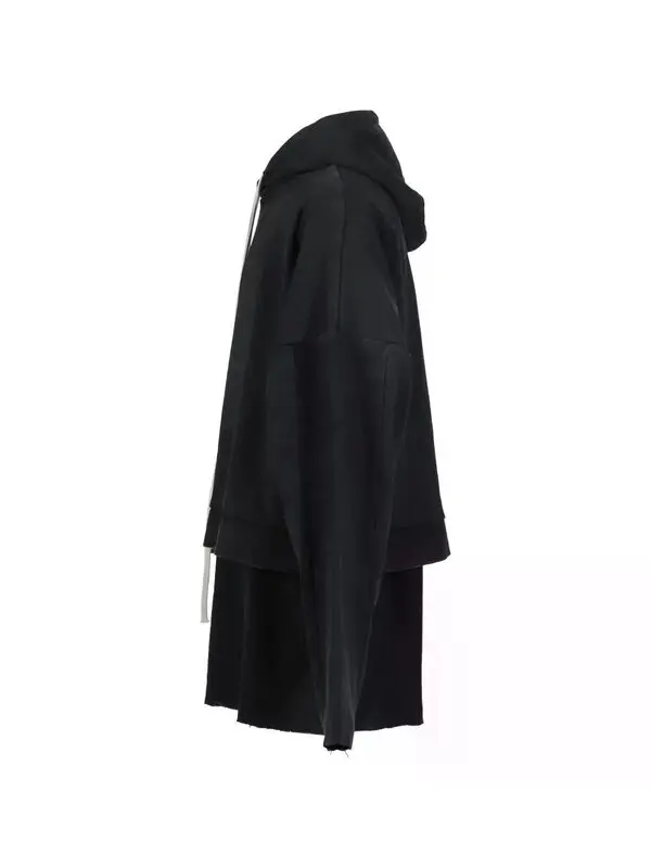 ARNODEFRANCE Overlapped Cropped Hoodie