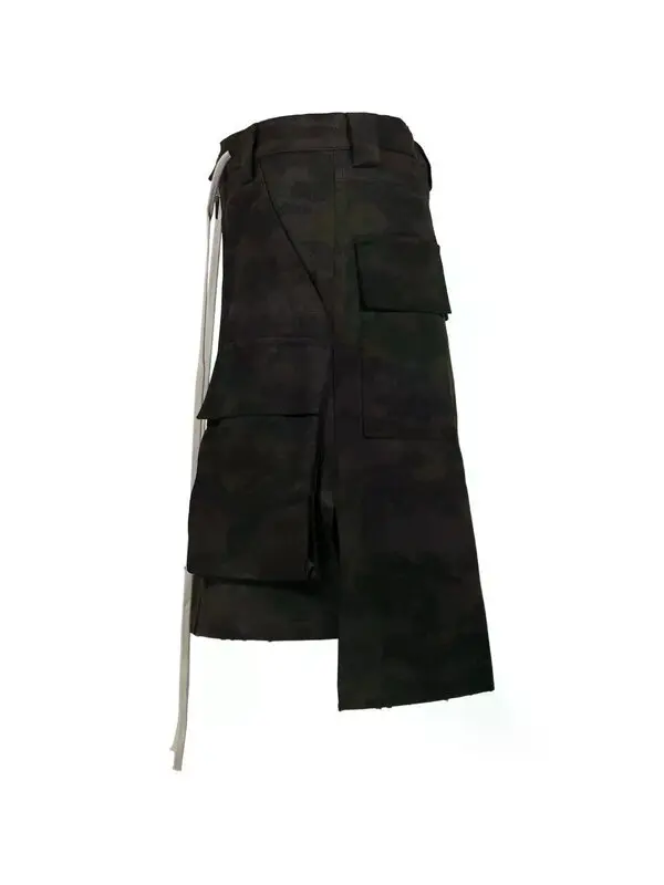 ARNODEFRANCE Ardondefrance Camouflage Print Utility Skirt