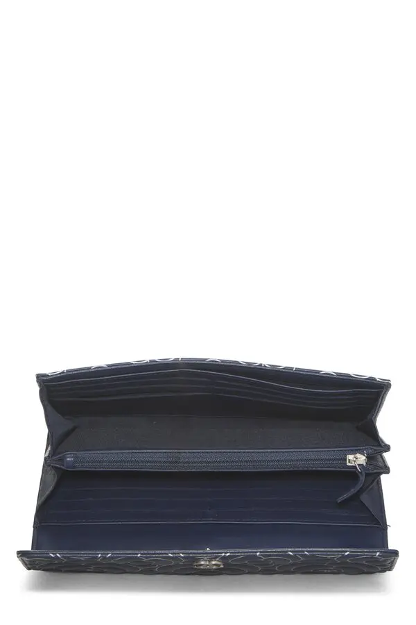 Chanel Lambskin Camellia Wallet