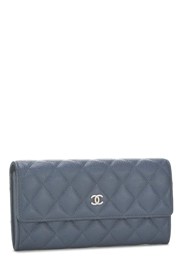 Chanel Caviar Classic Long Flap Wallet