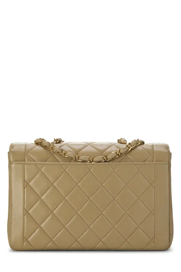 Chanel Quilted Lambskin Border Flap Small