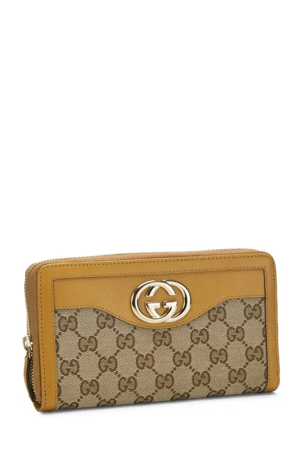 Gucci Original Gg Canvas Britt Continental Wallet
