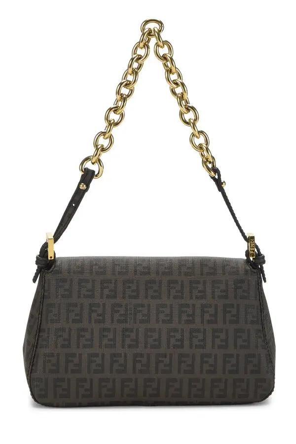 Fendi Zucchino Coated Mama Shoulder Bag