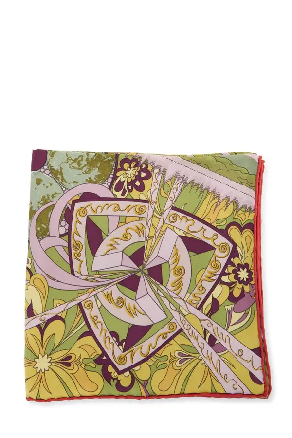 Hermès Multicolor 'l'ivresse De L'infini' Silk Scarf 90