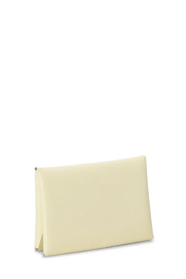 Hermès Epsom Calvi Duo - Jaune Milton