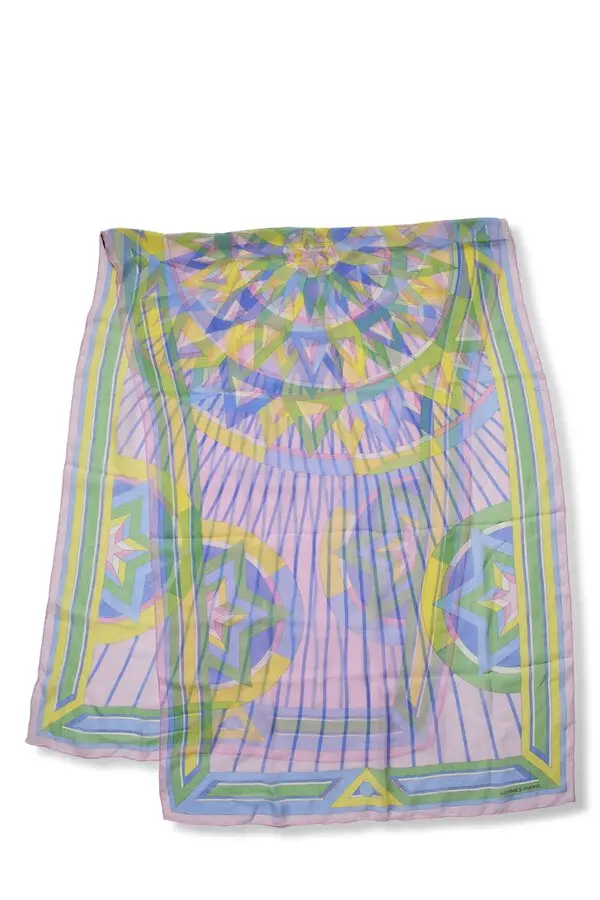 Hermès Multicolor Silk Stole - Multi