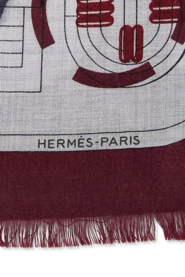 Hermès Multicolor Cashmere Shawl