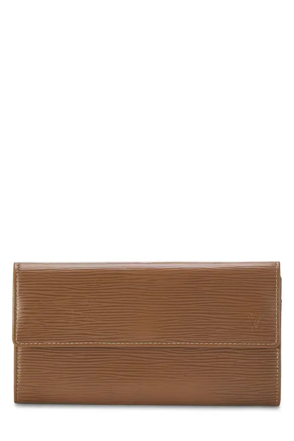 LOUIS VUITTON Epi Sarah Wallet - Brown