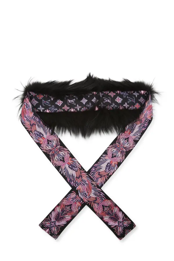 LOUIS VUITTON Fox Fur Bandeau - Pink