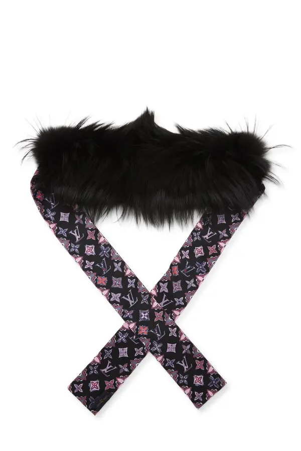 LOUIS VUITTON Fox Fur Bandeau