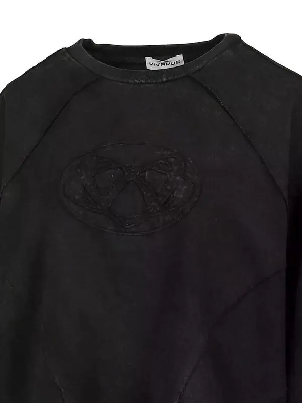 VIVAMUS Logo-patch Long-sleeve T-shirt