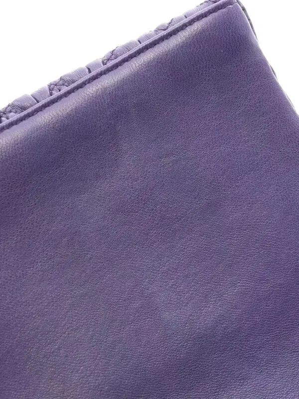 Miu Miu 2010s Nappa Crystal Matelassé Clutch Bag