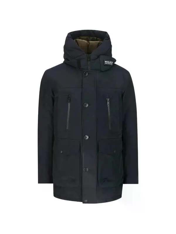 Woolrich Arctic Evolution Hooded Button-fastening Parka Coat