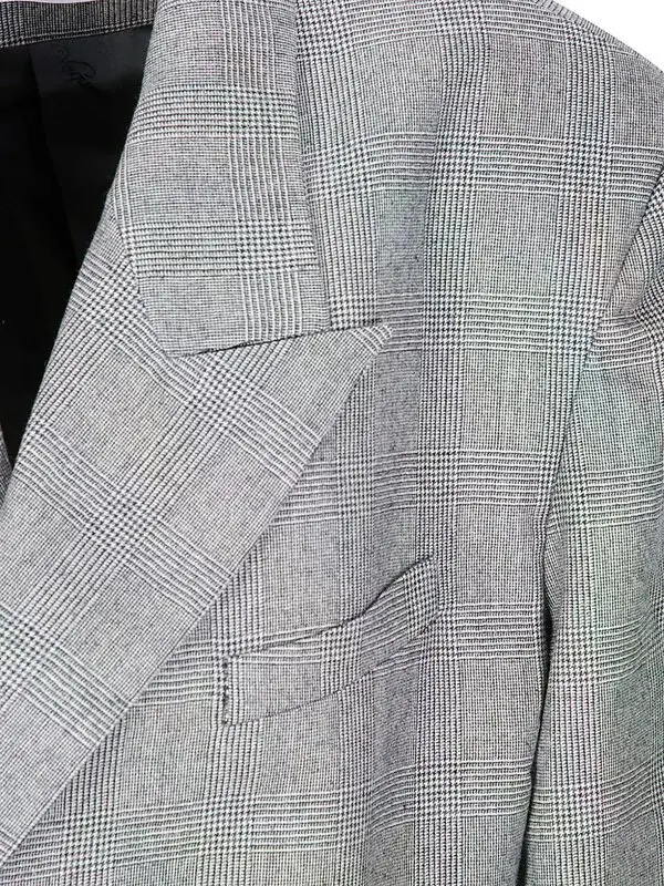 Vaquera Prince Of Wales Check Double-breasted Blazer